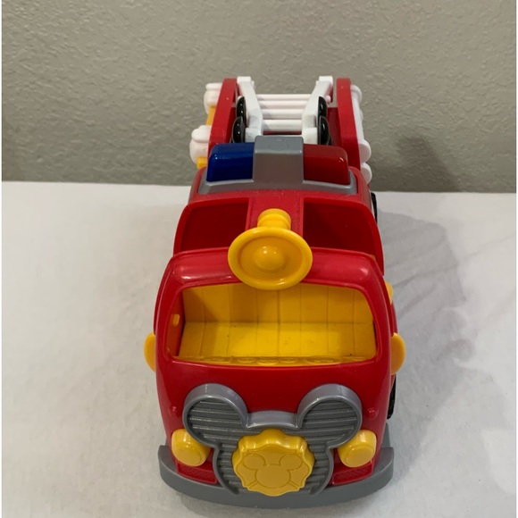 Disney | Toys | Mickey Mouse Vintage Fire Truck Speaks Lights Up | Poshmark